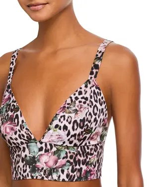 L'Agence Kaori Bralette Top - Multi Rose