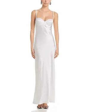 Women's White Silk