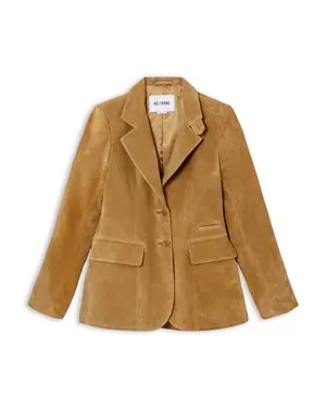 RE/DONE Classic Suede Blazer