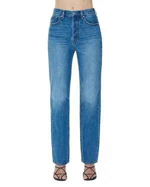PISTOLA Cassie High-rise Straight Leg Jeans - Capri