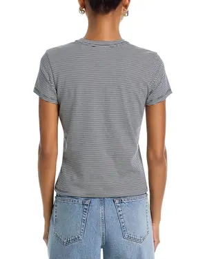 FRAME The Stripe Baby Tee - Navy Multi