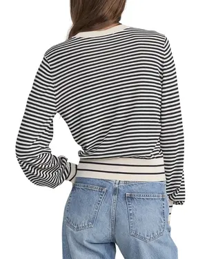 FRAME The Striped Knit Sweater