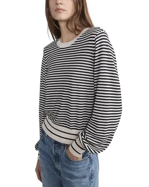 FRAME The Striped Knit Sweater