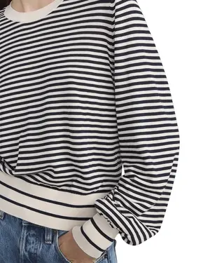 FRAME The Striped Knit Sweater