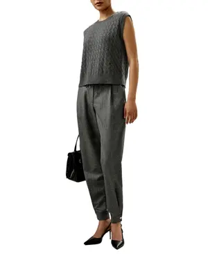 Lilysilk Worsted Wool Trousers