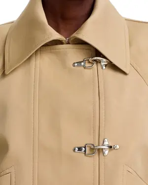 PATOU Oversized Cropped Parka - Sand
