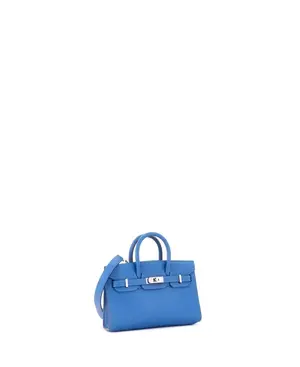 HERMES Birkin Tiny Handbag With Palladium Hardware