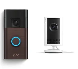 RING Battery Doorbell With 2-way Talk & Indoor Cam Plus W/ Ra - One-color