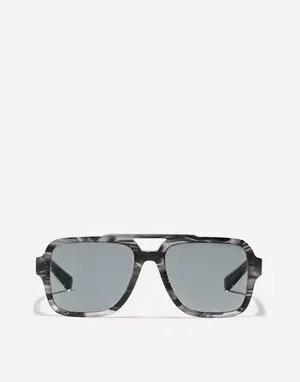 Dolce & Gabbana Sartoria Sunglasses - Striped Grey
