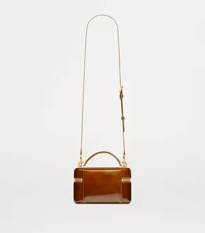 Saint Laurent Mini Gaby Top-handle Bag - Brown
