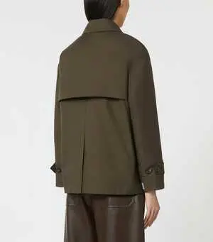 Max Mara Cotton-blend Raincoat - Green