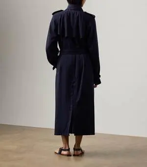 Ralph Lauren Wool-blend Alecia Trench Coat
