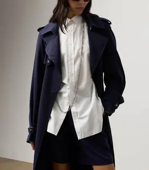 Ralph Lauren Wool-blend Alecia Trench Coat
