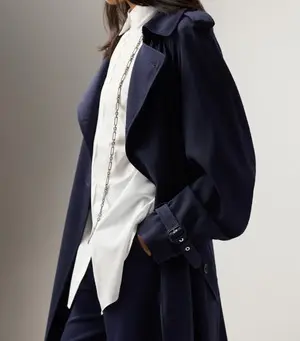 Ralph Lauren Wool-blend Alecia Trench Coat