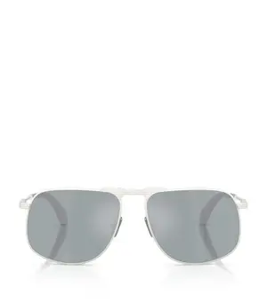 Moncler Vitessa Pilot Sunglasses - Silver