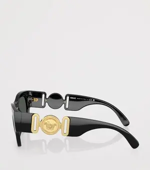 Versace Ve4479u Square Sunglasses - Black
