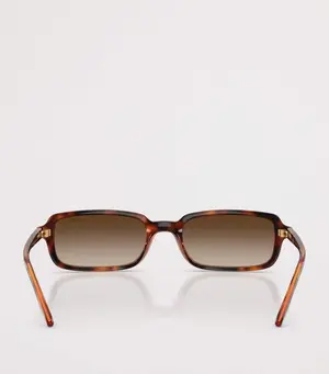 VOGUE Tortoiseshell Rectangular Sunglasses