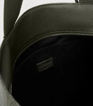 Loewe Grained Calfskin Loop Tote Bag - Green