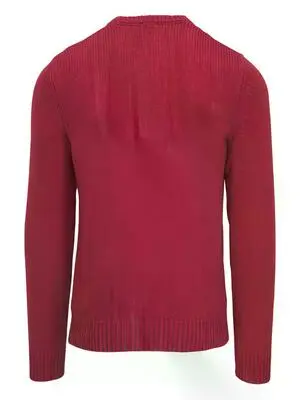 Faherty Brand Ribbed Knit Sweater - Red