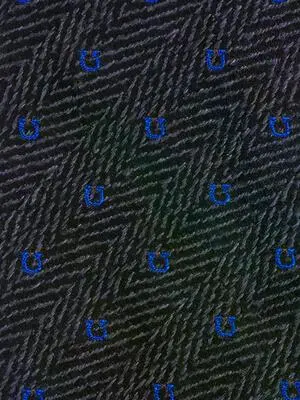 FERRAGAMO Herringbone Pattern Necktie