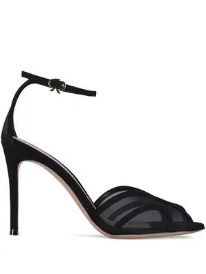 GIANVITO ROSSI Mesh Stiletto Sandals