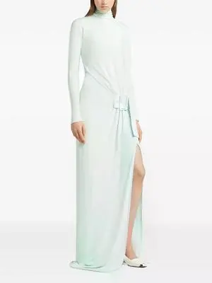 COURREGES Buckled Long Dress - Green
