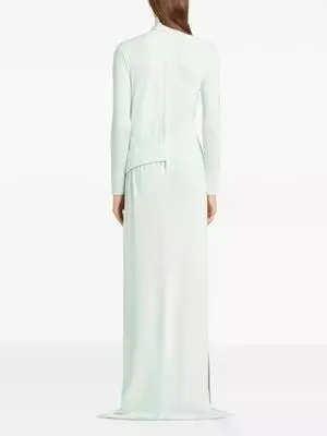 COURREGES Buckled Long Dress - Green