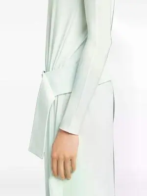 COURREGES Buckled Long Dress - Green