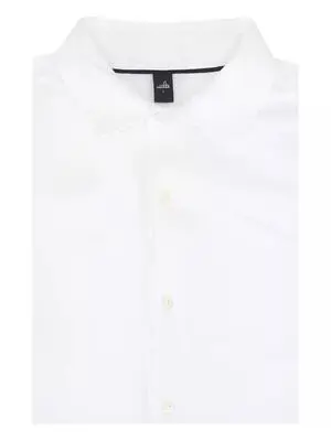 WAHTS Button Spread-collar Shirt - White