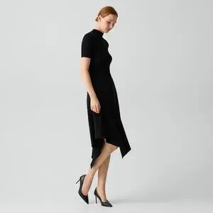 Theory Panel Drape Skirt