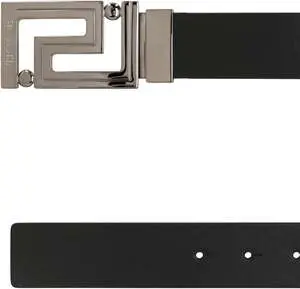 Versace Greek Reversible Leather Belt