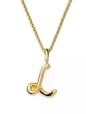 MISSOMA Mini Initial L Pendant Necklace - Gold