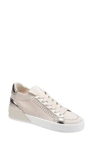 Dkny Mallory Studded Low-top Sneakers - Coconut