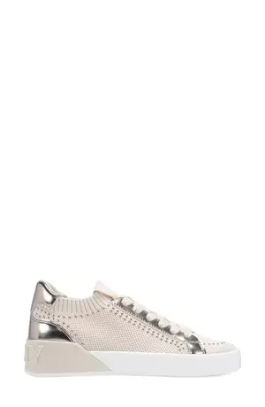 Dkny Mallory Studded Low-top Sneakers - Coconut