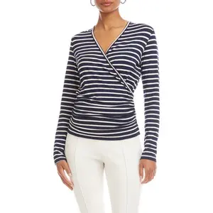 Karen Kane Crossover Ruched Top