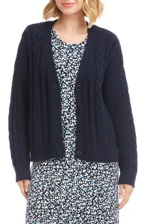 Karen Kane Trimmed Cardigans For Women