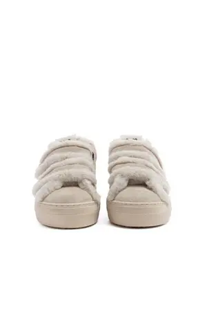 P448 Thea Venice Platform Sneakers - Beige Sand