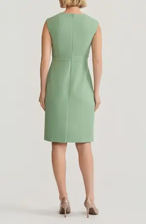 KASPER Cap Sleeve Sheath Dress