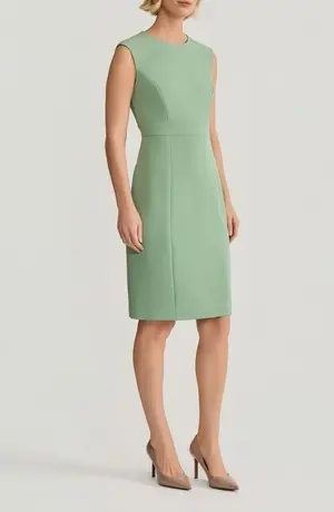 KASPER Cap Sleeve Sheath Dress