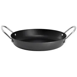 OSTER Smithfire 11 Inch Nonstick Carbon Steel Paella Pan - Grey