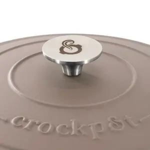 CROCKPOT 5 Quart Enameled Cast Iron Dutch Oven