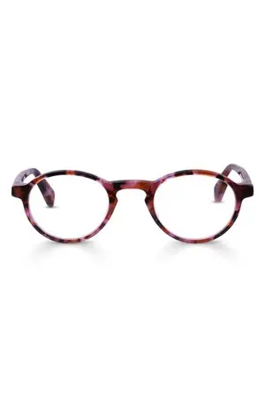 Eyebobs Board Stiff Round Eyeglasses - Mulberry Tortoise