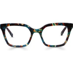Eyebobs Overlook Cat Eye Readers - Teal/brown Mosaic