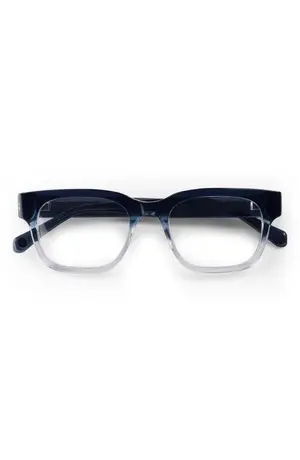 Eyebobs Numero Uno Rectangular Readers - Midnight Blue/cloud Crystal