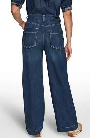 Donna Karan New York Donna High-waist Wide-leg Jeans