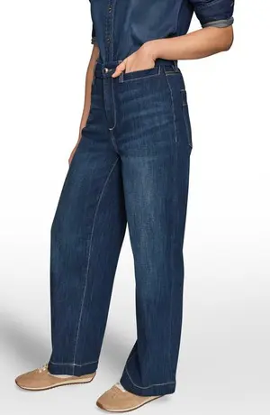 Donna Karan New York Donna High-waist Wide-leg Jeans