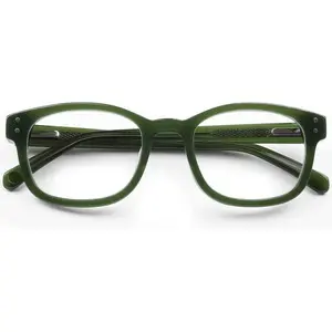 Eyebobs Biff 51mm Square Reading Glasses - Olive Green