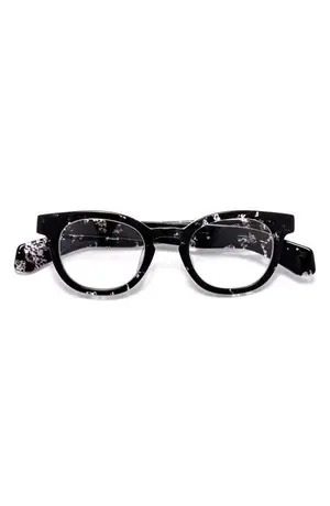 Eyebobs Eyebobs Total Wit Round Frame Glasses Black/crystal Clear Tortoise