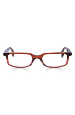 Eyebobs 48mm Rectangular Sunglasses - Burnt Orange/blue Crystal