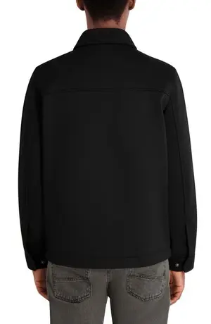 Karl Lagerfeld Twill Shirt Jacket - Black
